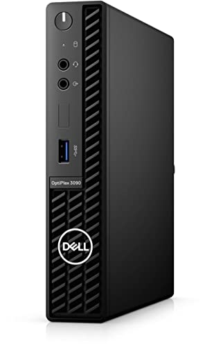 Dell Optiplex 3000 3090 Micro Tower Desktop Computer Tower (2021) | Core i5-256GB SSD Hard Drive - 16GB RAM | 6 Cores @ 3.8 GHz - 10th Gen CPU Win 10 Home