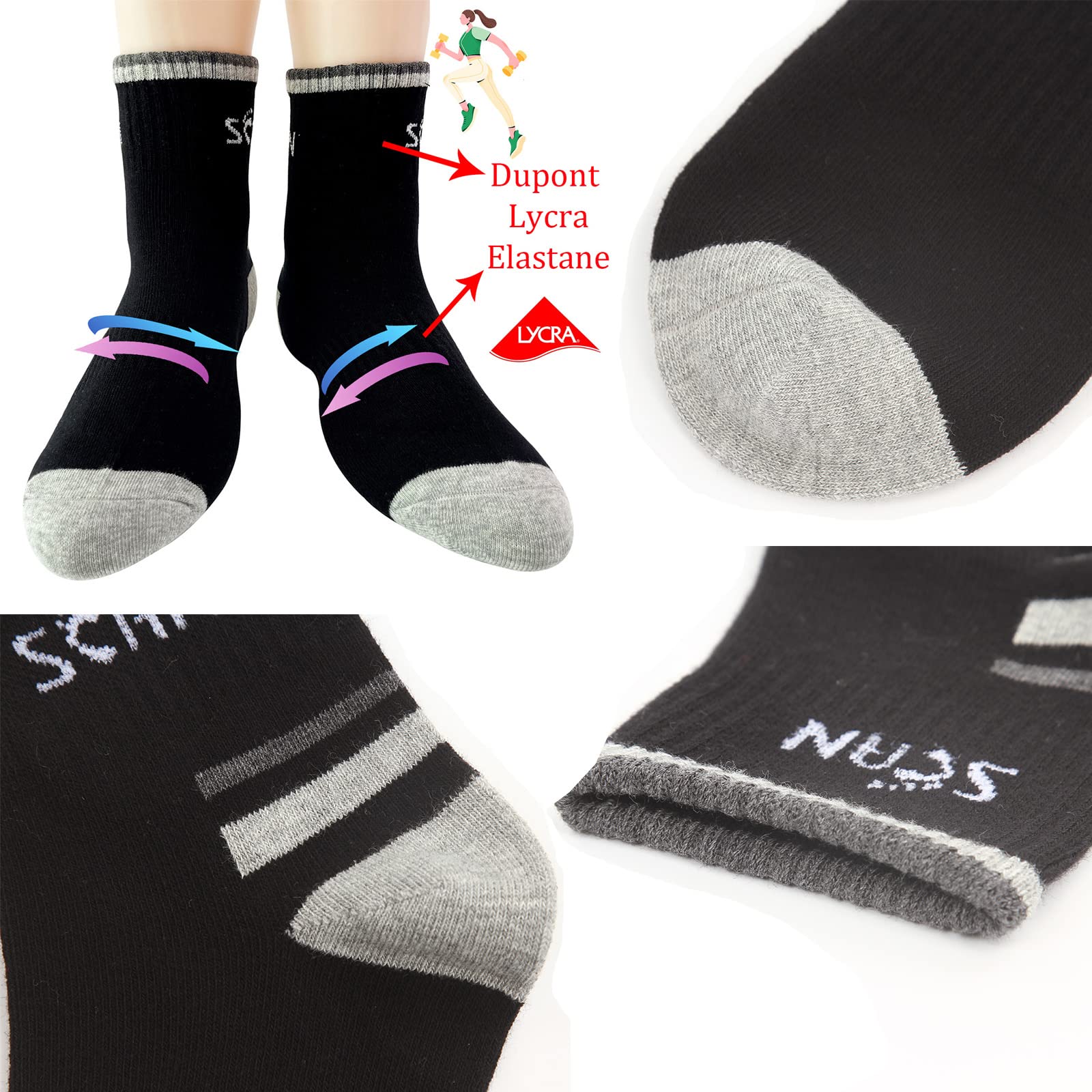 Deluden 2Yrs Lifespan Running Socks (scan0081-1)