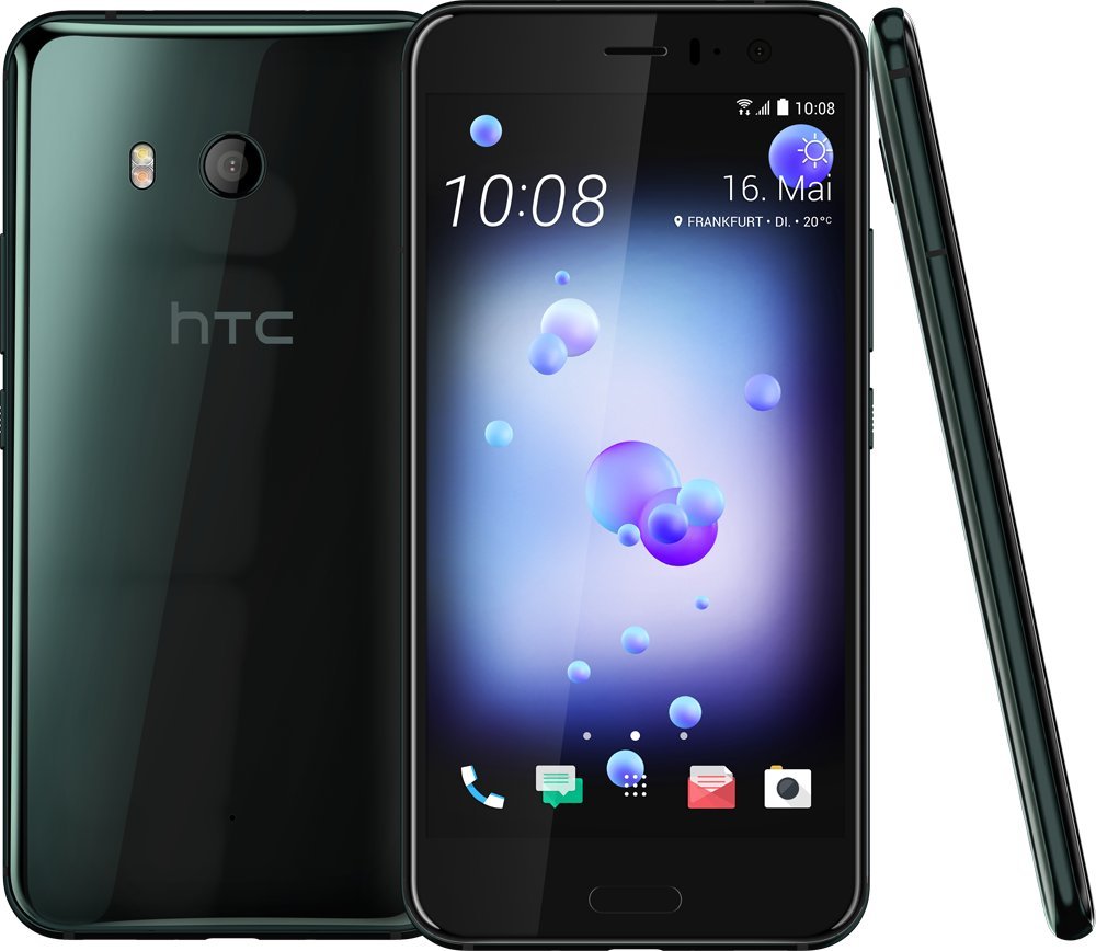 HTC U11 Dual-SIM 64GB (GSM Only, No CDMA) Factory Unlocked 4G/LTE Smartphone (Brilliant Black) - International Version
