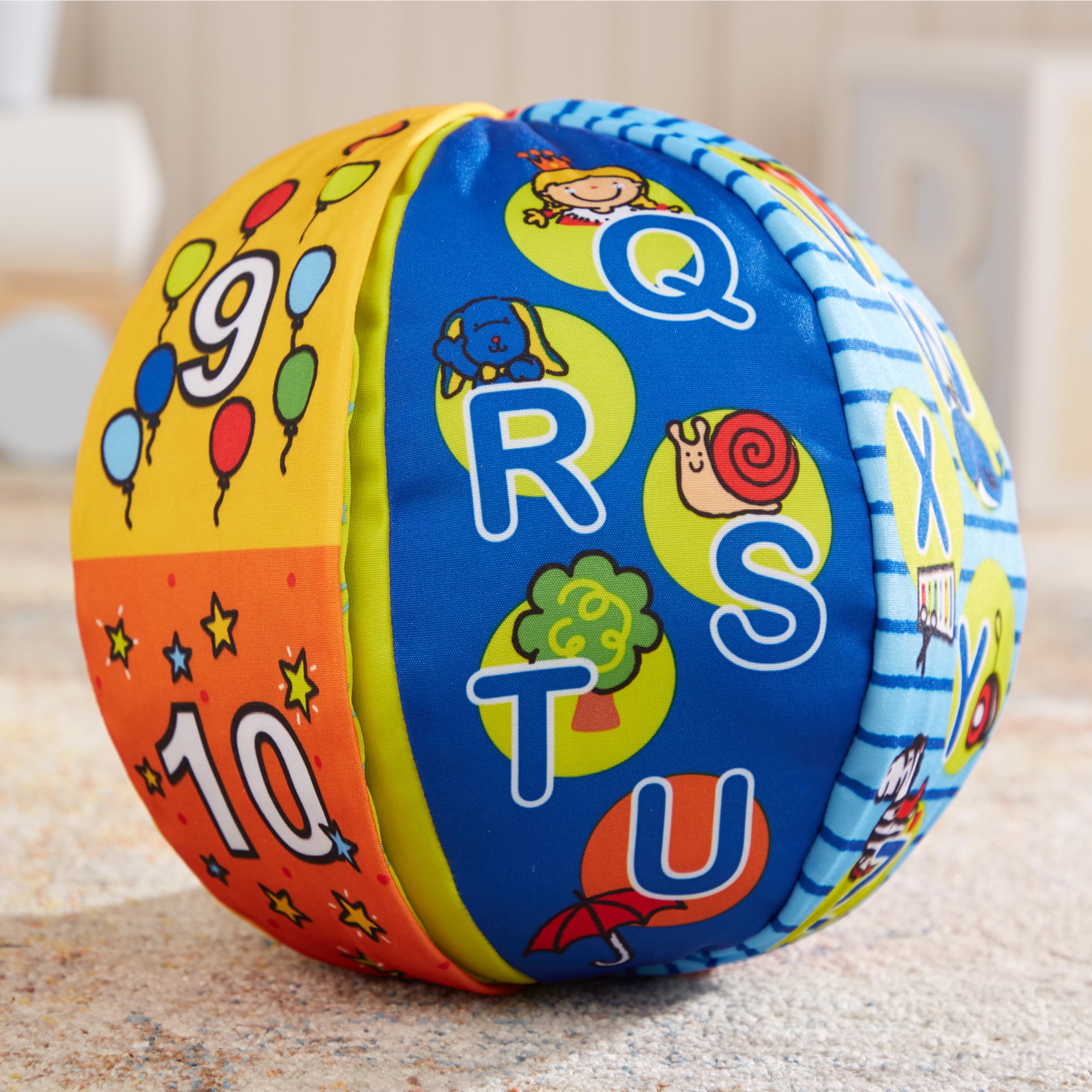 Melissa & Doug K's Kids 2-in-1 Talking Ball Educational Toy - ABCs and Counting 1-10