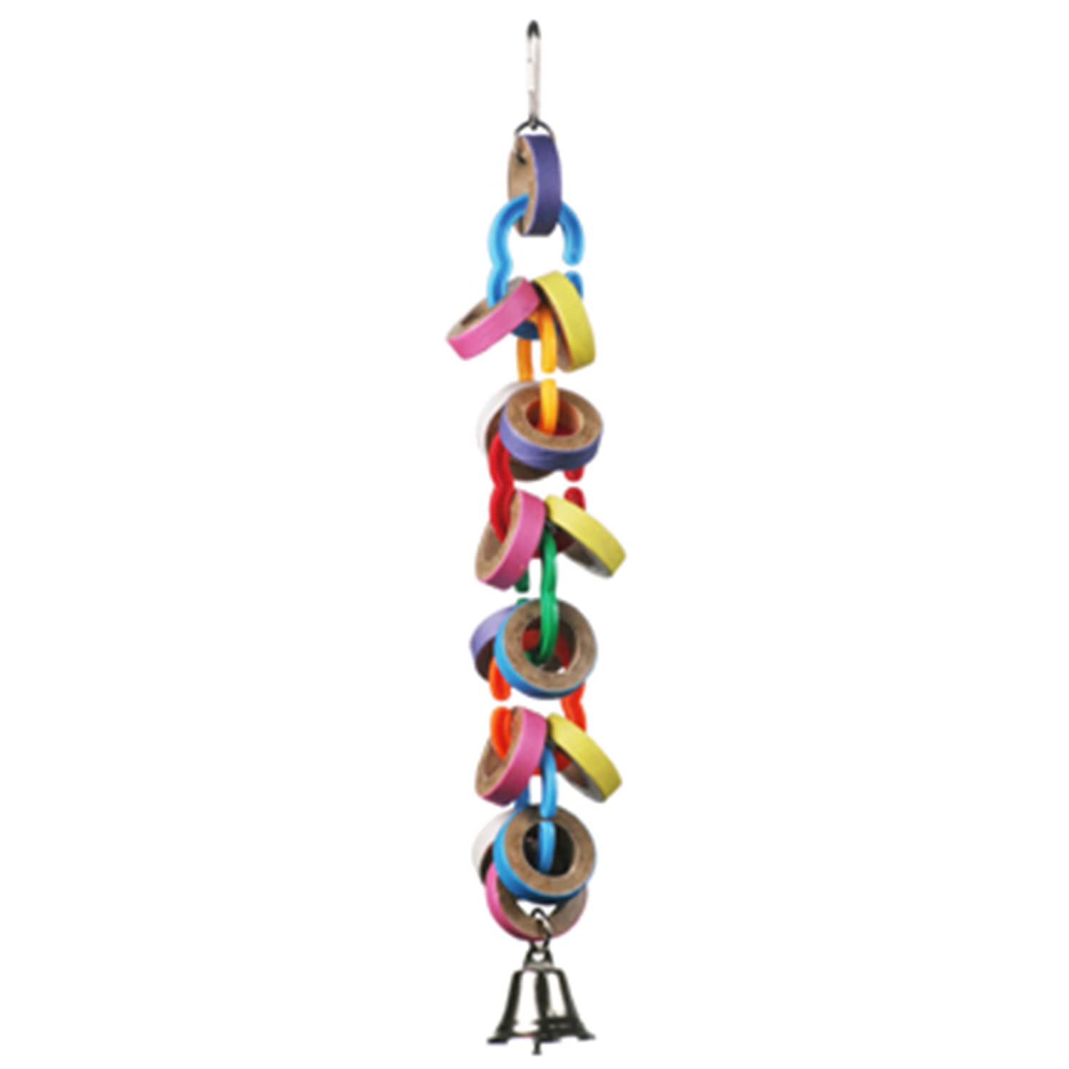 Super Bird Creations SB626 Hoopla Bird Toy, Medium/Large Bird Size, 15" x 2.5"