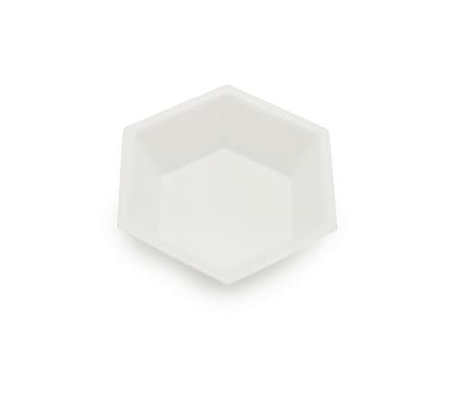 Heathrow Scientific Hexagonal Weigh Boats, Small-Sized (6 mL Capacity), Anti-Static, White, Pack of 500