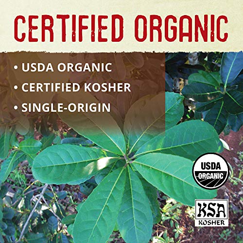 ECOTEAS - Organic Unsmoked Yerba Mate Tea Pure Loose Leaf 1Lb Detox Hi Caf Energy