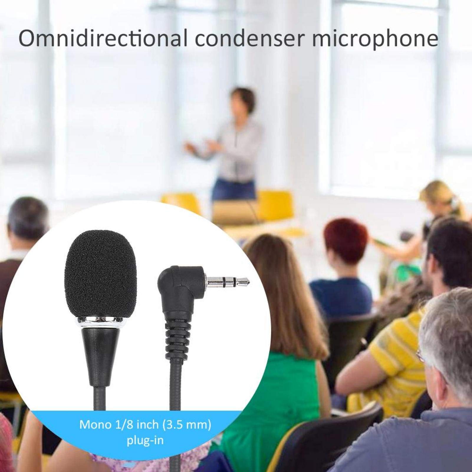 Demeras Pickup Mini Condenser Microphone For Indoor And Outdoor Professionals For Compatible With Many Samrt Devices And Guitar Eq Pickups