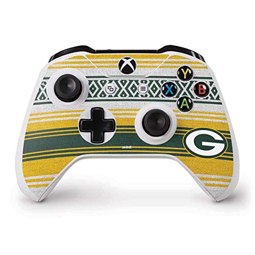 Skinit Decal Gaming Skin Compatible with Xbox One S Controller - Officially Licensed NFL Green Bay Packers Trailblazer Design