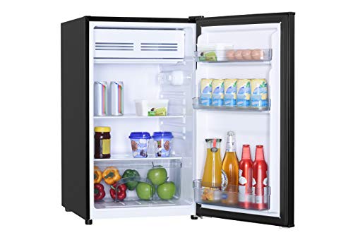 Danby DCR044B1BM-6 4.4 Cu.Ft. Compact Refrigerator with Chiller-Mini Fridge for Bar, Dorm, Basement, Den, Kitchen, or Living Room, Black