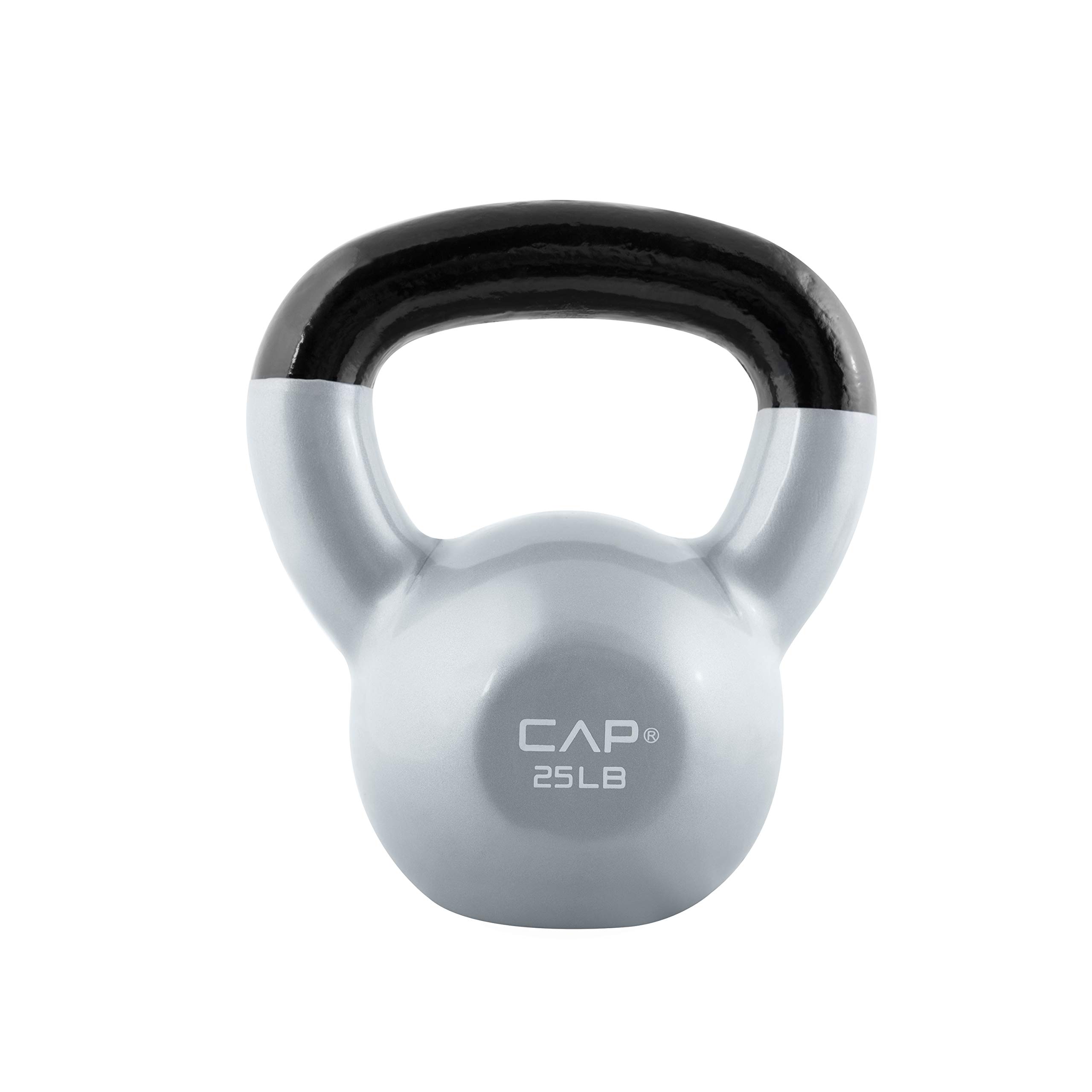 CAP Barbell Vinyl Coated Kettlebell, 25 lb