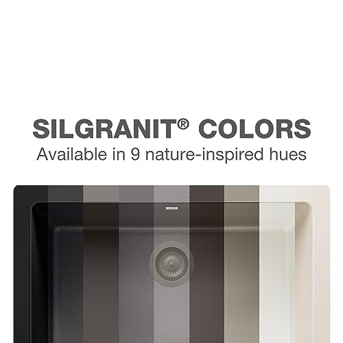 BLANCO, Anthracite 441768 DIAMOND SILGRANIT Super Single Undermount Kitchen Sink, 33.5" X 18.5"