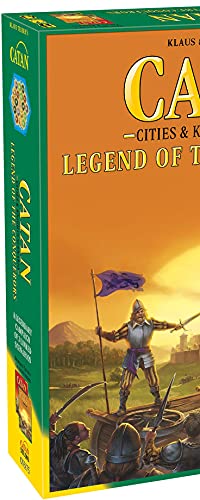 CATAN Legend of The Conquerors Scenario for CATAN Cities and Knights Board Game Expansion | Family Board Game | Adventure Board Game | Ages 12+ | for 3 to 4 Players | Made by Catan Studio
