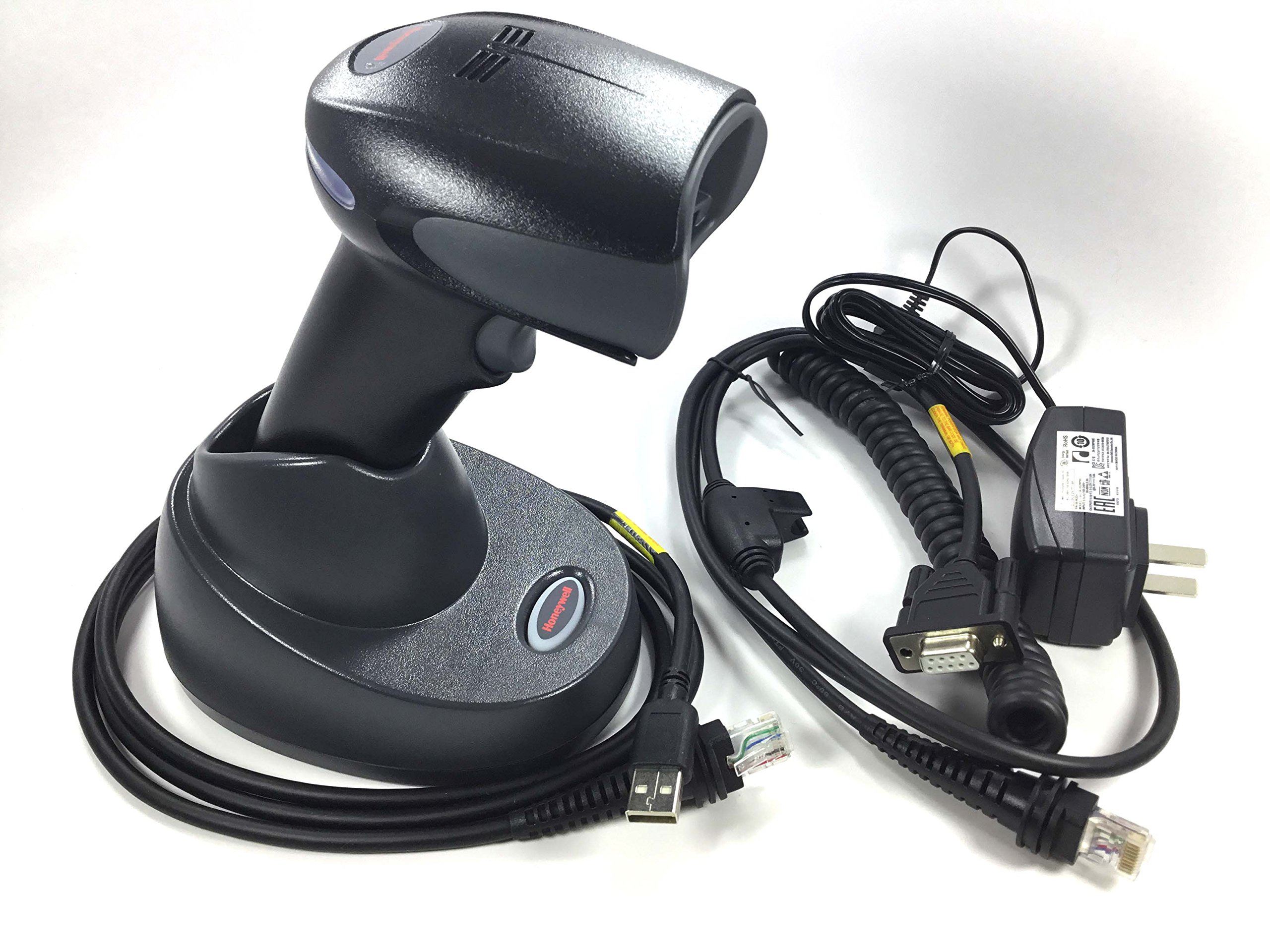 Honeywell 1902GSR Wireless Bluetooth Laser Barcode Scanner Kit, Includes Cradle, RS232 Cable, Power Supply and USB Cable