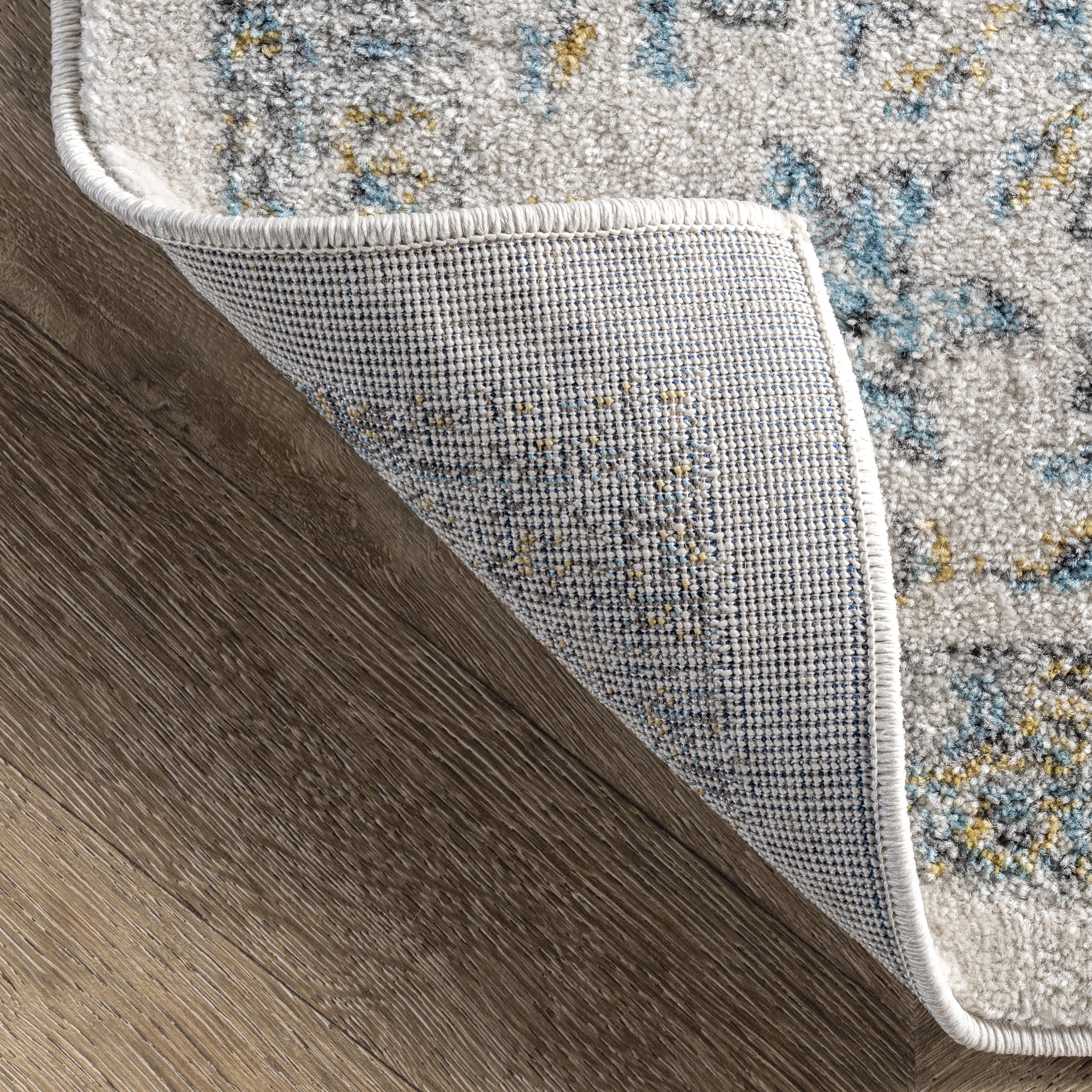 nuLOOM Paisley Verona Vintage Persian Area Rug, 3' x 5' Oval, Blue
