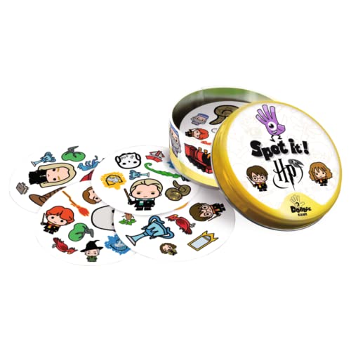 Spot It! Harry Potter Card Matching Game | Fun Family Game Night | Travel Game for Ages 6+ | 2-8 Players | 15 Min Playtime | By Zygomatic