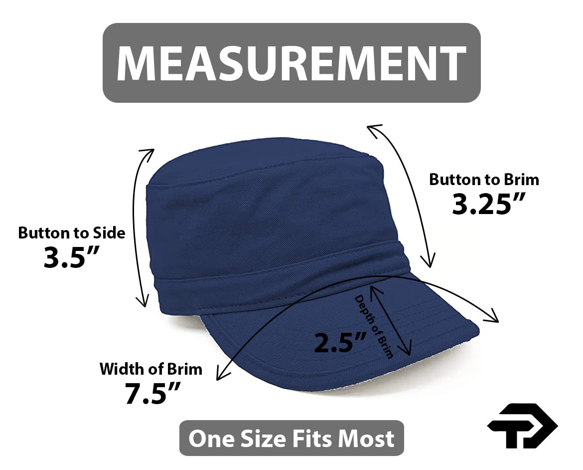 Datoni Army Cadet Men Hat Military Army Hats Women Mens Baseball Cap (Navy)