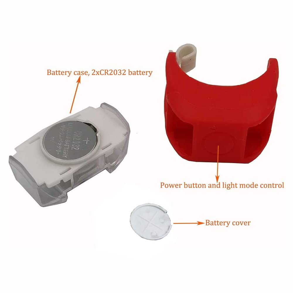 Bravodeal LED Navigation Lights, Led Emergency Lights for Boat Bow, Stern, Mast or Paddles, LED Night Fishing Light for Pontoon, Jon, Skeeter and Kayaks