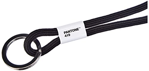 Copenhagen Design PANTONE Key Chain L, long key hanger, nylon, black 419 C