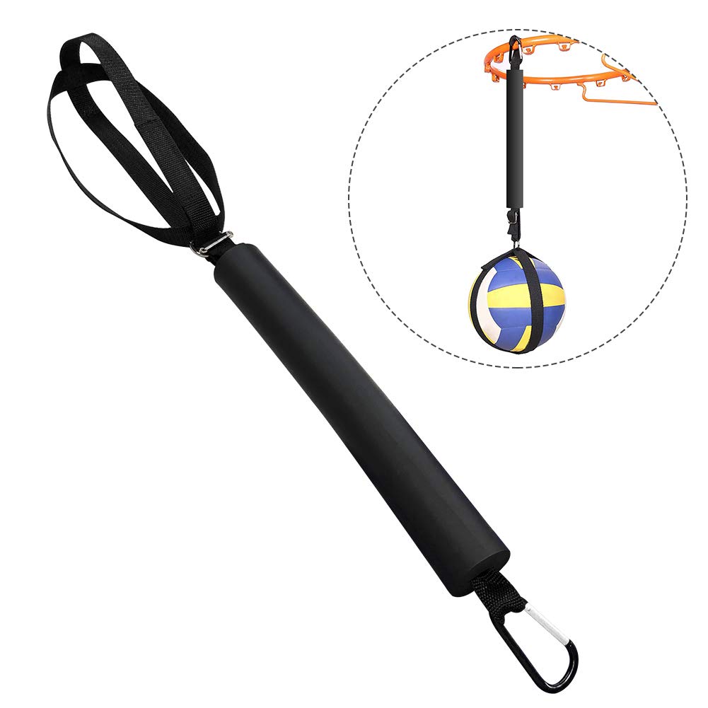 Denpetec Volleyball Practice Net Volleyball Spike Trainer Volleyball Training Equipment Length Adjustable