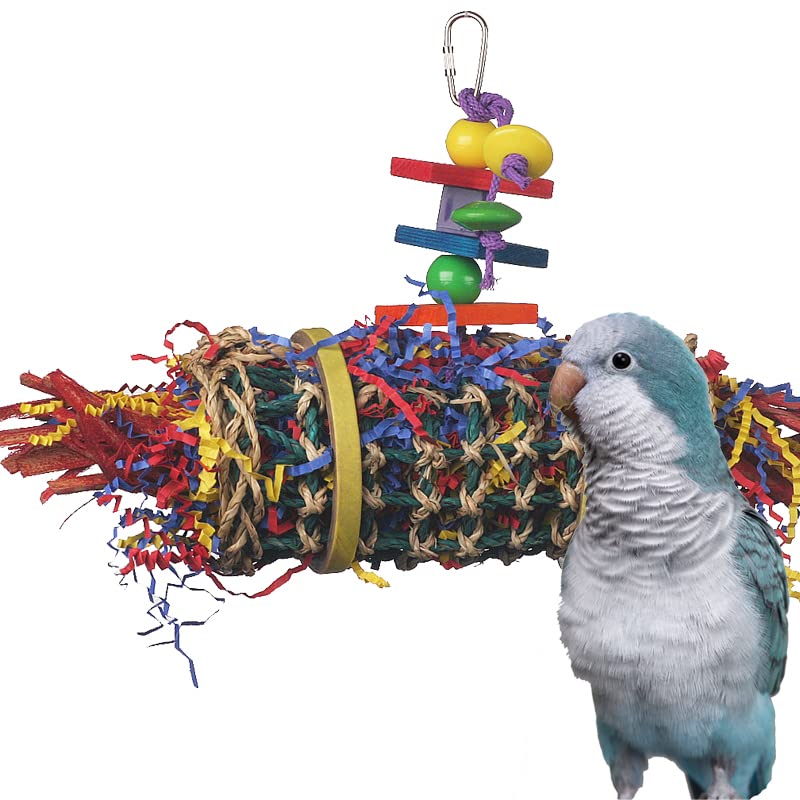 Super Bird Creations SB687 Firecracker Jr. Bird Toy, Medium Bird Size, 18" x 8"