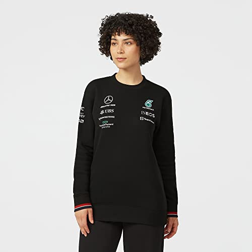 Mercedes AMG Petronas Formula One Team - Official Formula 1 Merchandise - 2022 Team Sweatshirt - Black - XL