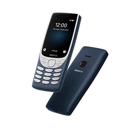 Nokia 8210 4G Dual-SIM 128MB ROM + 48MB RAM (GSM Only | No CDMA) Factory Unlocked 4G/LTE Smartphone (Dark Black) - International Version