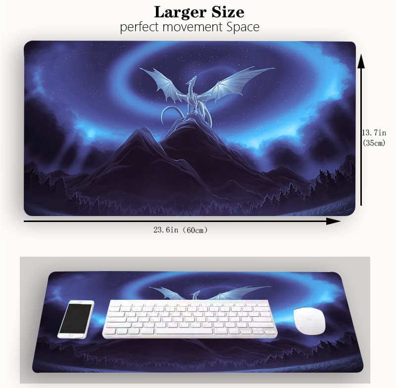 Fantasy Black Lotus TCG Playmat, 24 x 14 inches Game Mat for MTG DTCG CCG RPG Trading Card Game Playmats Smooth Surface Battle Game Rubber Collection Cool 18