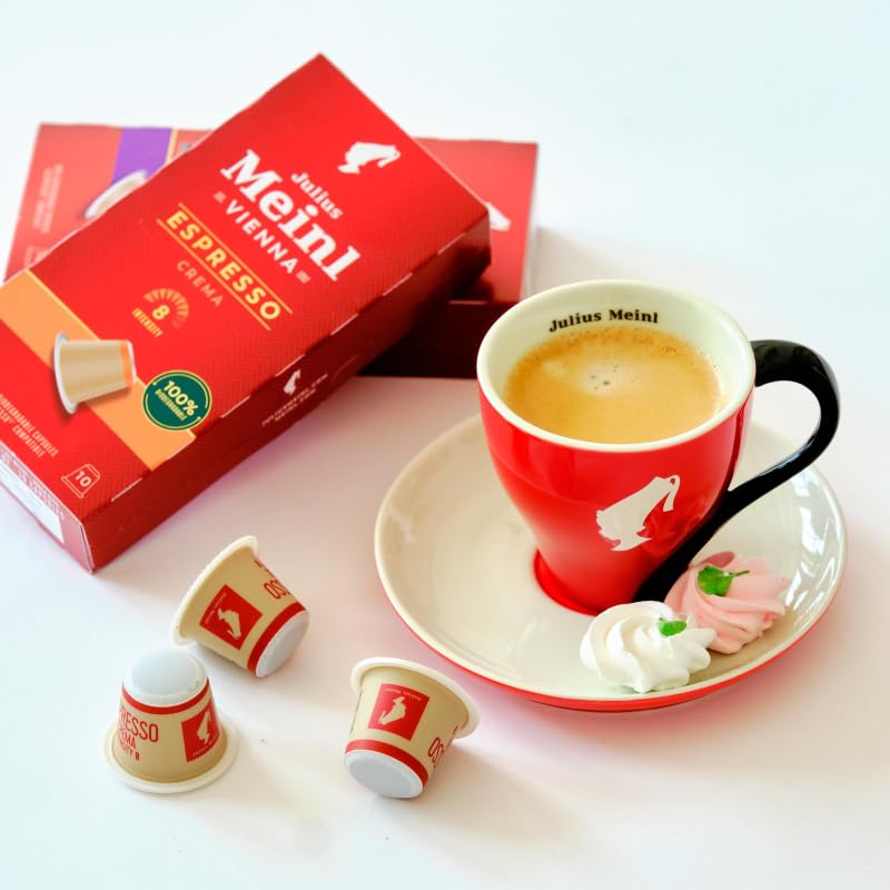 Julius Meinl: "Espresso Crema," Nespresso Compatible, 100% biodegradable, 10 Capsules (1)