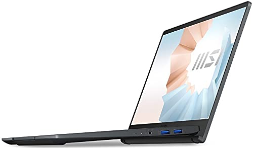 EXCaliberPC 2022 MSI Modern 14 B11MOU-1212 (i3-1115G4, 8GB RAM, 128GB NVMe SSD, UMA, 14" Full HD, Windows 11) Content Creation Laptop - Carbon Gray