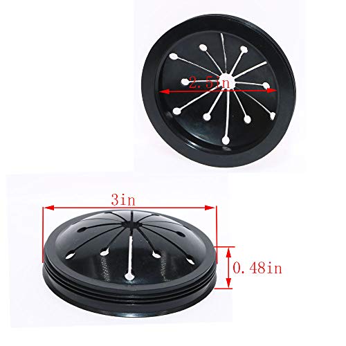 Garbage Disposal Splash Guards and Stopper,Garbage Disposal Splash Guard Sink Baffle Disposal Replacement Waste Food Disposal Part for Kitchen 4Pack(2+2)