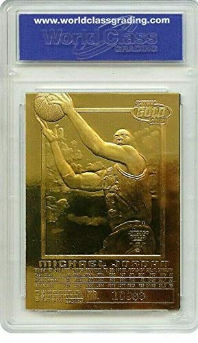 Michael Jordan 1996-97 Credentials EX-2000 Signature Series Graded GEM-MT 10 Refractor 23-KT Gold Card!