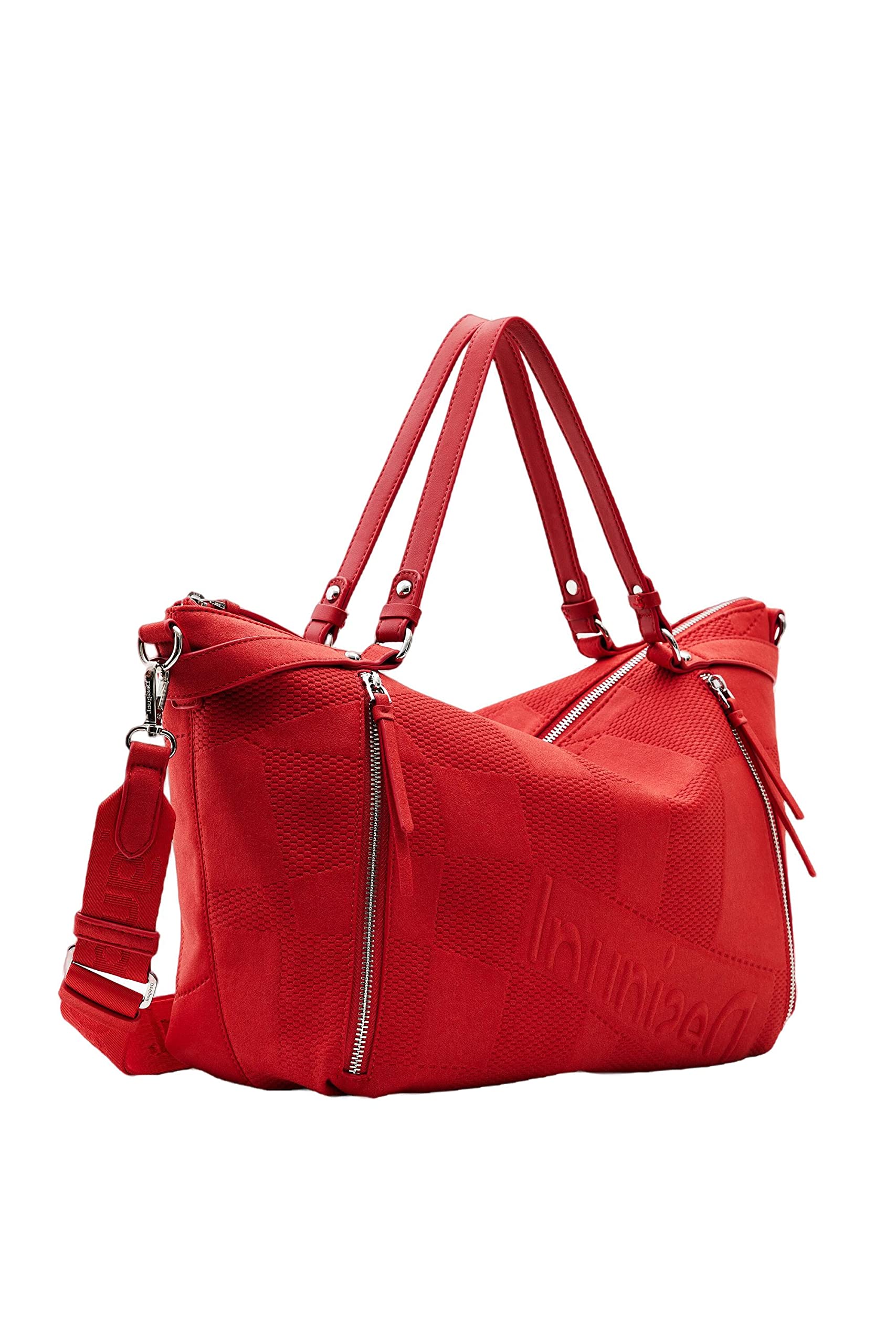 Desigual Accessories PU Hand Bag, Red
