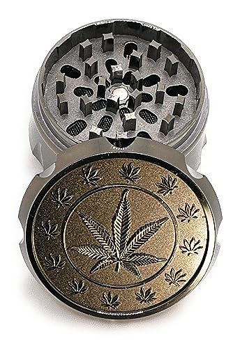 Novelty Spice Grinder/herbs grinder | 2 Inch spice mill / 5 Pieces | 2" Charcoal Grinder
