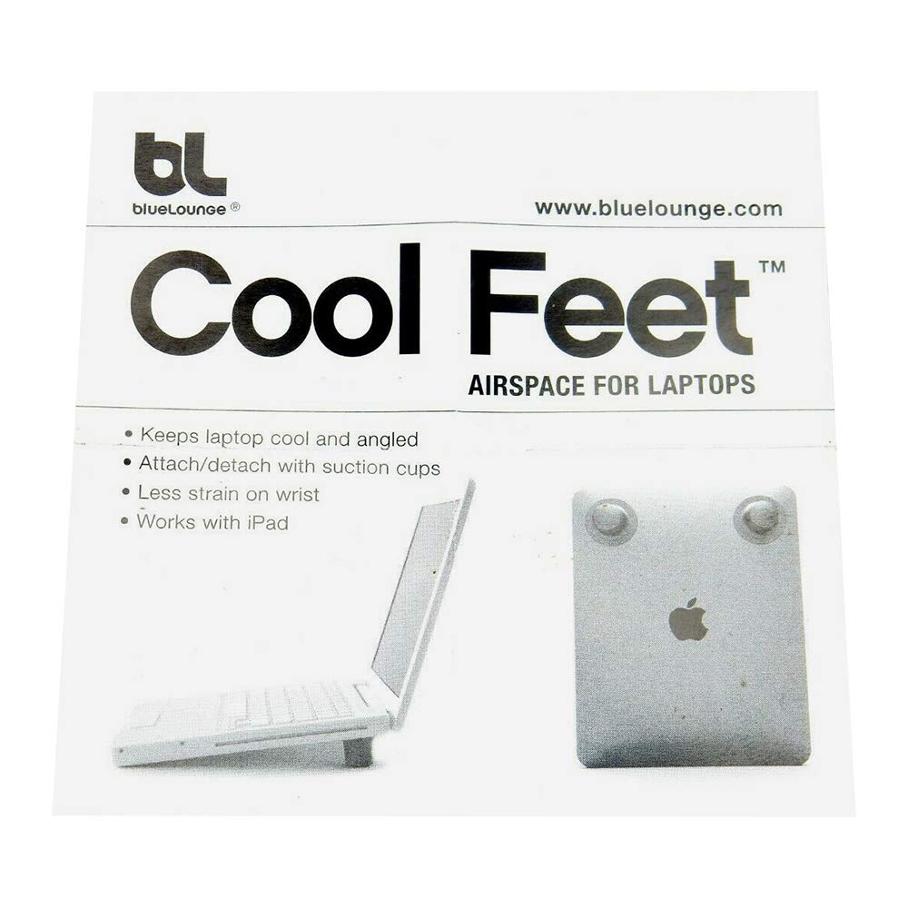 Cool Feet Laptop Cooling Stands - Rubber Feet Heat Reduction Stand with Portable Cooling Pad for Notebooks/Laptops - Innovative Heat Dissipation Solution for Enhanced Performance - Set of 4