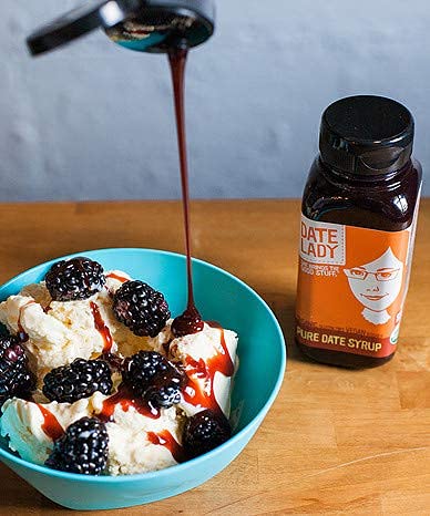 Date Syrup by Date Lady 12 Ounce Squeeze Bottles | (2-Pack) | Organic, Vegan, Paleo, Gluten-free & Kosher | Sugar Substitute | More Nutrition Than Maple Syrup or Honey