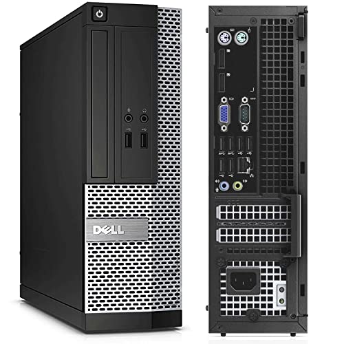 Dell OptiPlex 7020 Computer Desktop PC, Intel Core i5, 8GB RAM, 2TB HDD, MG New 22 inch LED Monitor, RGB Speaker and Keyboard Mouse, WiFi, Windows 10 Pro (Renewed)