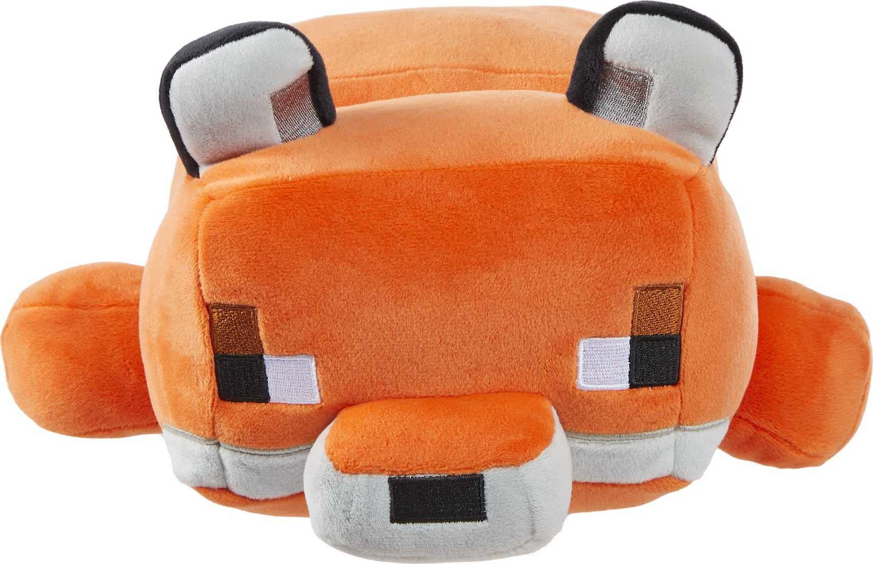 Mattel Minecraft Plush Fox 12-Inch Stuffed Animal Figure, Floppy Soft Doll Inspired by Video Game Character, Collectible Toy
