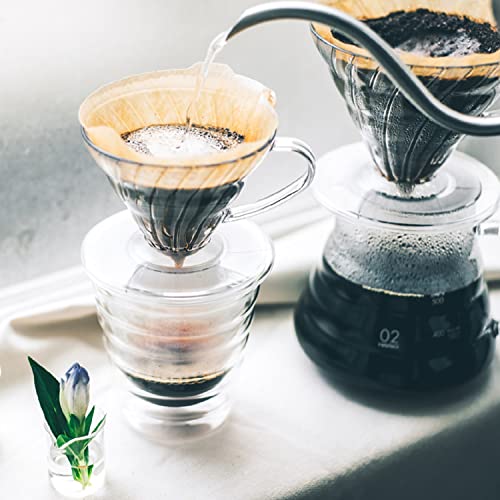Hario V60 Plastic Coffee Dripper, 02, Clear