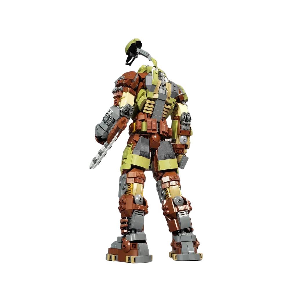 Destroyer Warrior Figure Building Blocks Set,Shooting Game Figure Robot Building Toy,Build and Display Model Toy,Best Gift for Kids Adult(1665 Pcs)