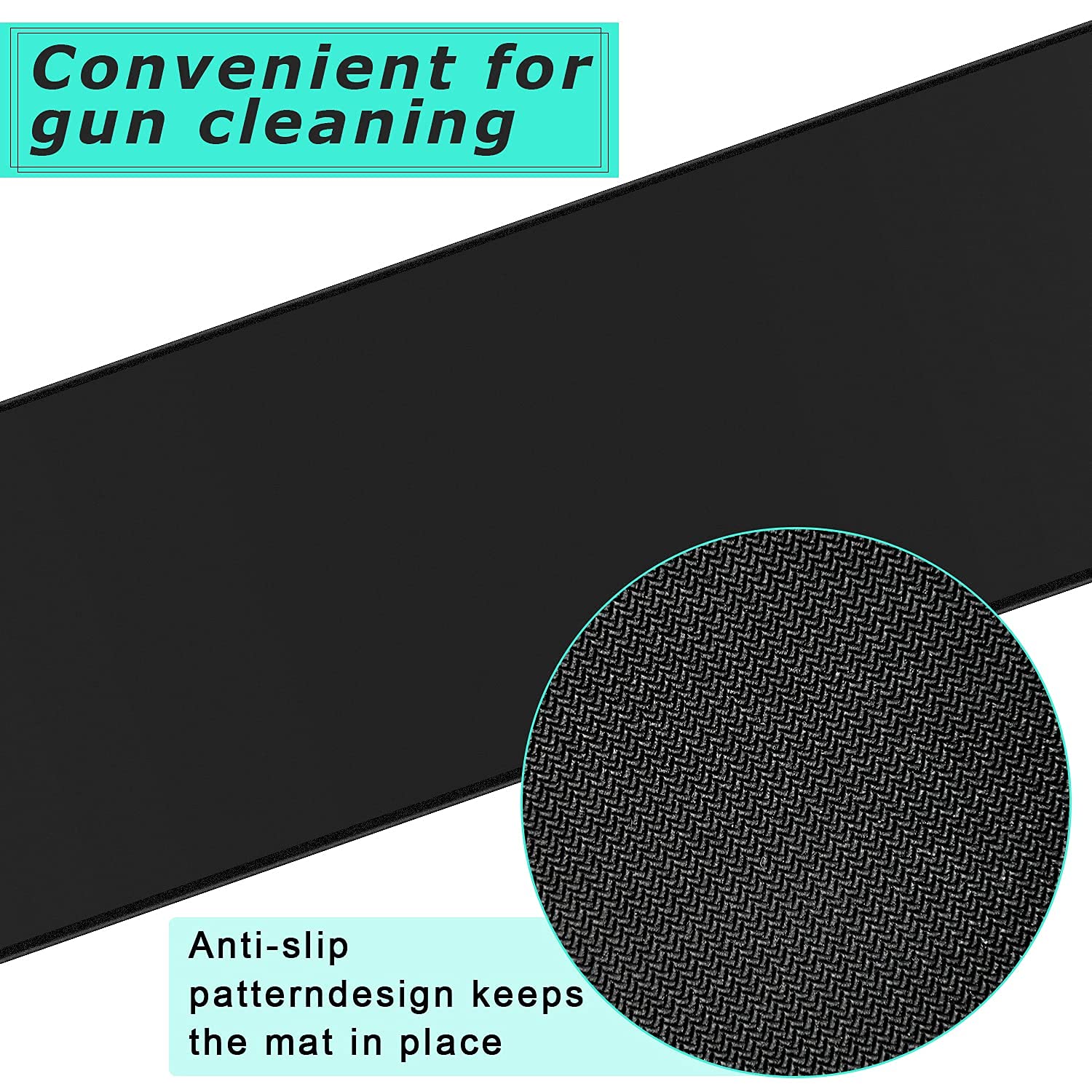 Cleaning 15.5”x37” Large Mouse Pad, Maintenance,Workbench Mat, Non-Slip Stitch Edge Protective Mat.