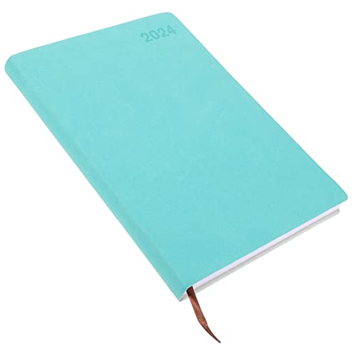 Ciieeo 2pcs 2024 Agenda Book 2024 weekly notebook spiral calendar planner weekly monthly planner monthly life planner goal planner spiral notepads planner book Paper manual portable Work