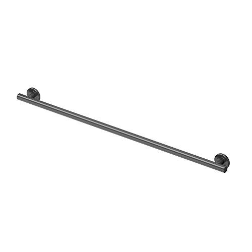 Gatco 858MX Latitude II, Grab Bar, 42โ, Matte Black/ADA Compliant Wall Mount Stainless Steel 42 Inch Safety Grab Bar for Bathroom