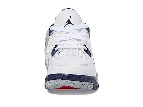 Jordan Air Jordan 4 Retro (Big Kid) White/Midnight Navy/Light Smoke Grey 6 Big Kid M