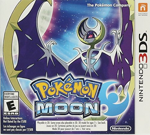 Pokemon Sun and Pokemon Moon Dual Pack - 3 Bonus First Partner Pokemon Figures (Nintendo 3DS)
