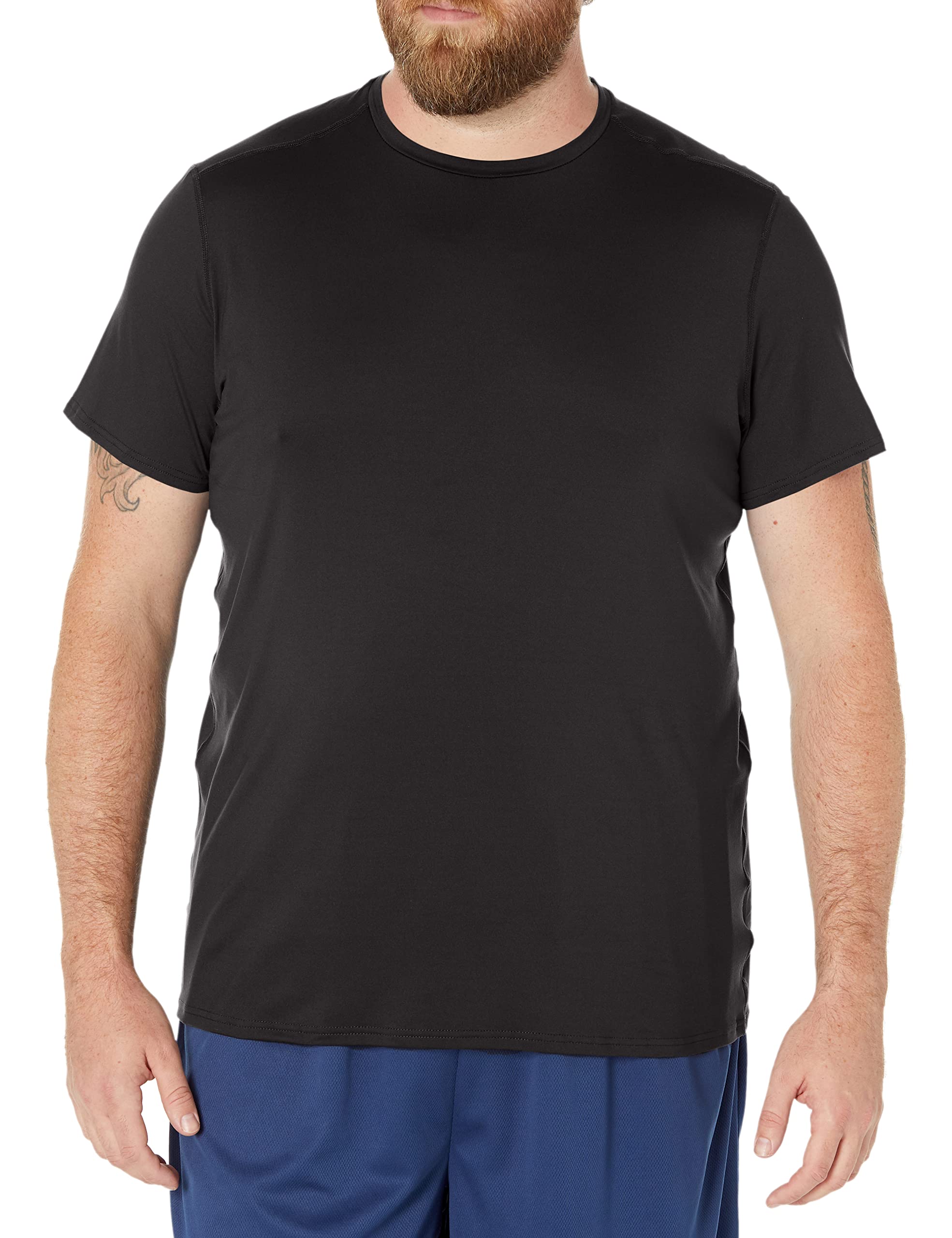 C9 Champion Men's Short Sleeve Tech Tee, Ebony, L