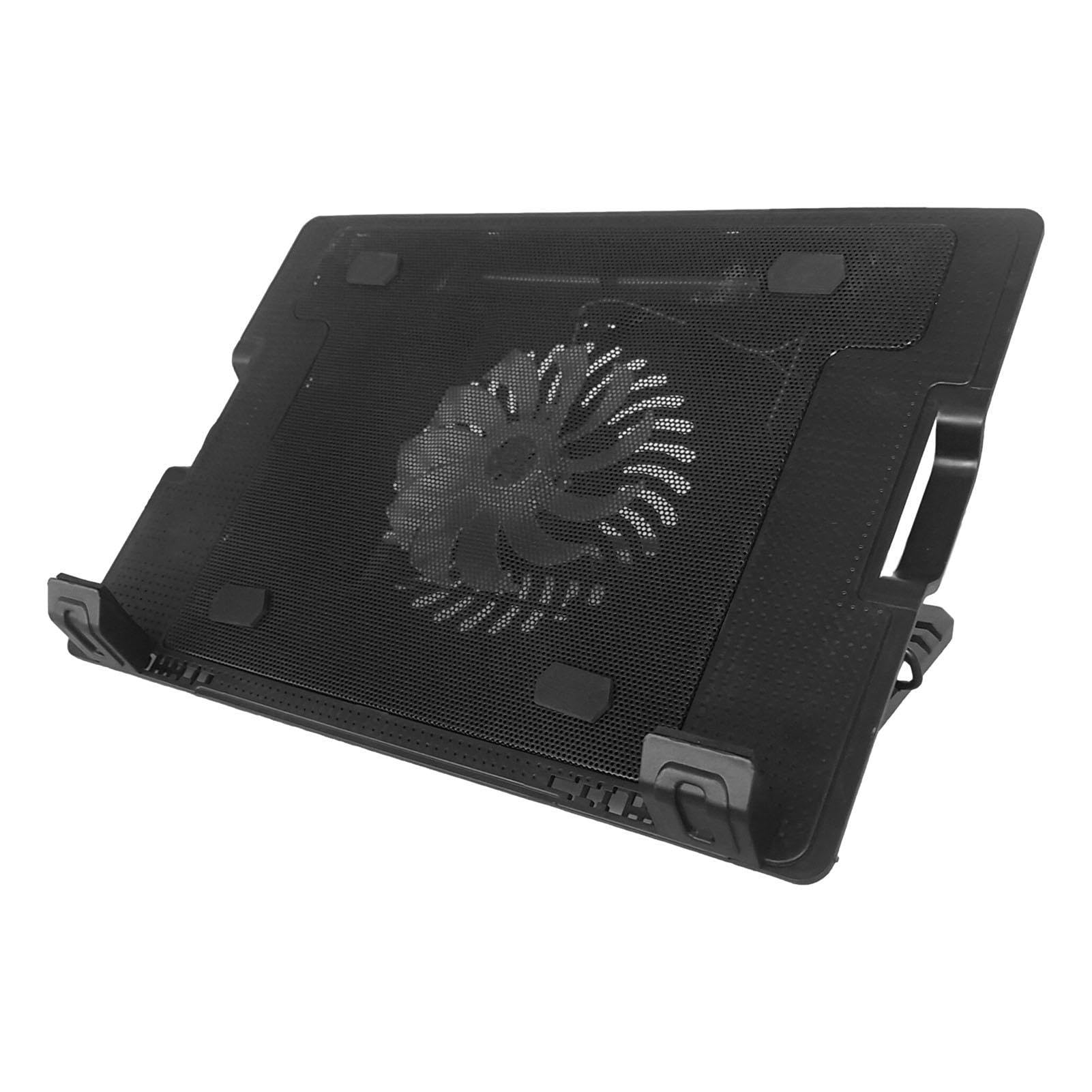 Cooling Pad, Portable Laptop Cooler Stand, Adjustable Laptop Cooling Pad, Heat Protection Laptop Cooling Stand, Noise Free Notebook Cooling Fan, Pc Cooling Holder for Overheating Prevention Protection