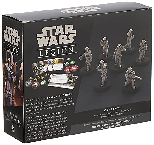 Star Wars: Legion Scout Troopers UNIT EXPANSION - Imperial Special Forces Unleashed! Tabletop Miniatures Strategy Game for Kids & Adults, Ages 14+, 2 Players, 3 Hr Playtime, Made by Atomic Mass Games