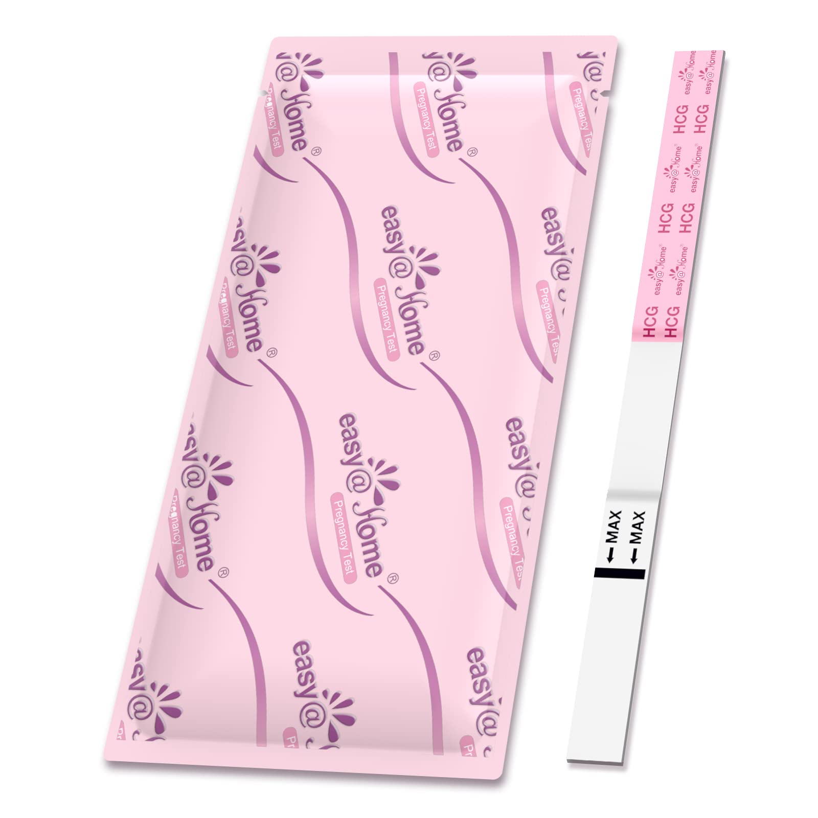 Easy@Home Pregnancy Test Strips Kit: 10 Pack HCG Test Strips - Early Detection Home Pregnancy Test