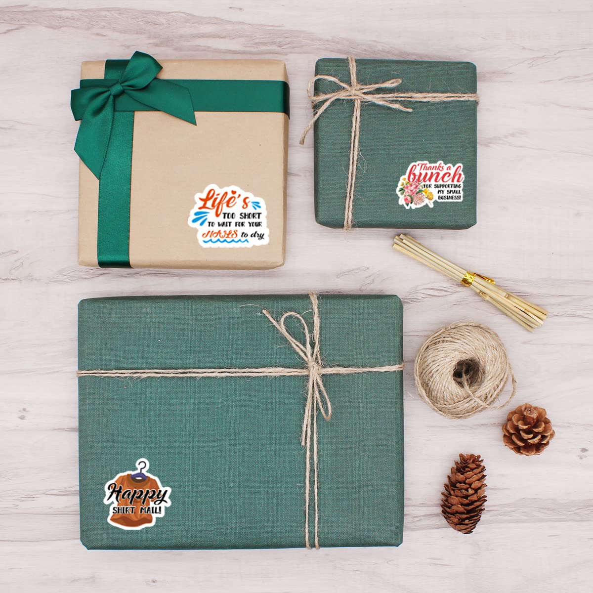 Cute Small Business Stickers,Thank You Stickers, Packaging Stickers, Mail Envelopes Shipping Stickers for Small (Thank You Coffee)