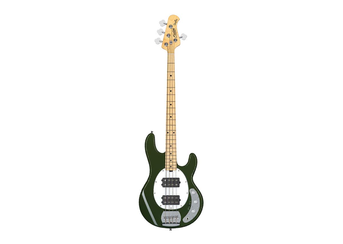 Sterling by Music Man 4 String Bass Guitar, Right, Olive (RAY4HH-OLV-M1)
