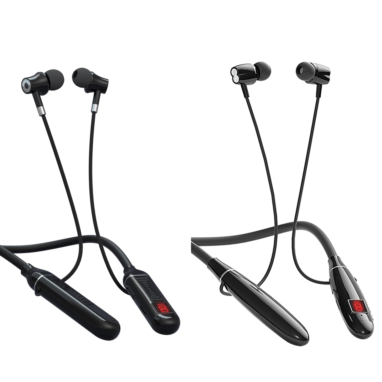 CCICITA Long Battery Life Neckband Bluetooth Headphones, X6 (100H Playtime) & X11 (63H Playtime)