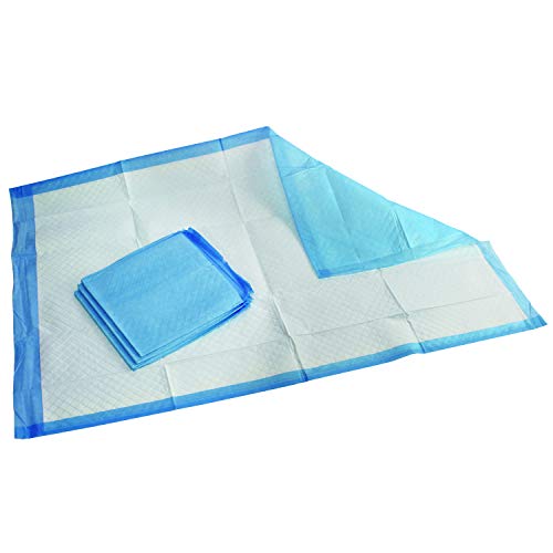 MED PRIDE Disposable Underpads 23'' X 36'' (25-Count) Incontinence Pads, Chux, Bed Covers, Puppy Training | Thick, Super Absorbent Protection for Kids, Adults, Elderly | Liquid, Urine, Accidents