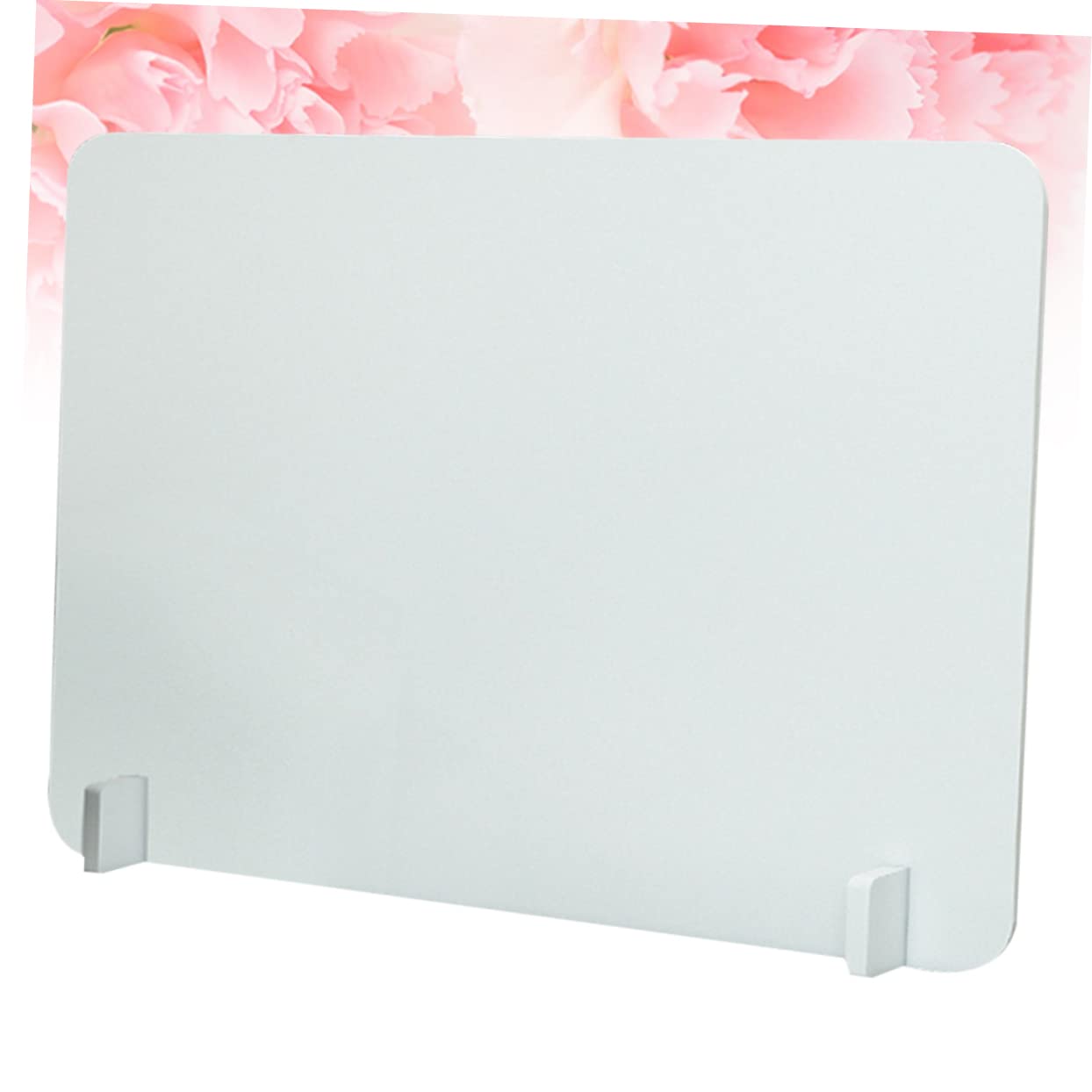 COOPHYA Desk Dividers for Students Privacy Table Desk Shelf Desk Table Divider Panels Desk Separator Panel Acrylic Desk Panels Privacy Desk Divider Splatter Guard Oven White Frosted Office